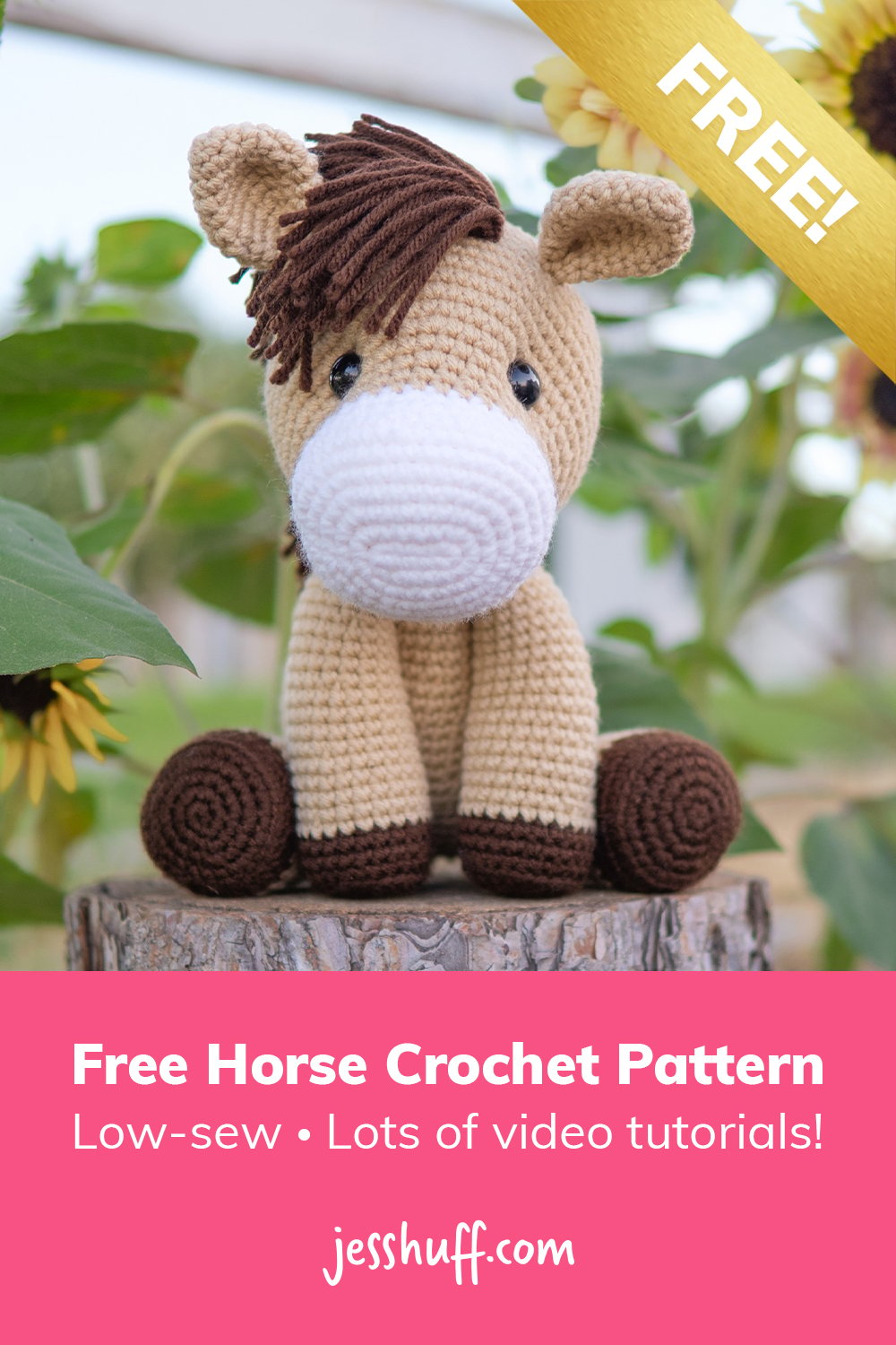 Free Crochet Horse Pattern Horsin' Around: 15+ Crochet Horse Amigurumi