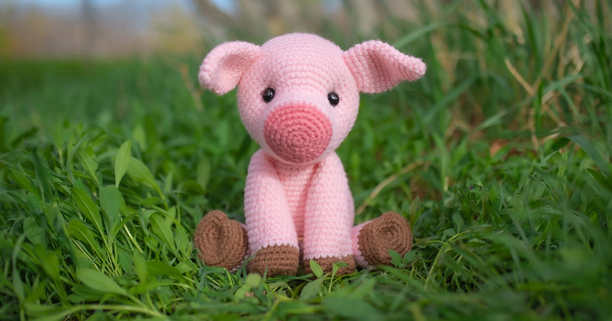Free Pig Crochet Pattern 🐷